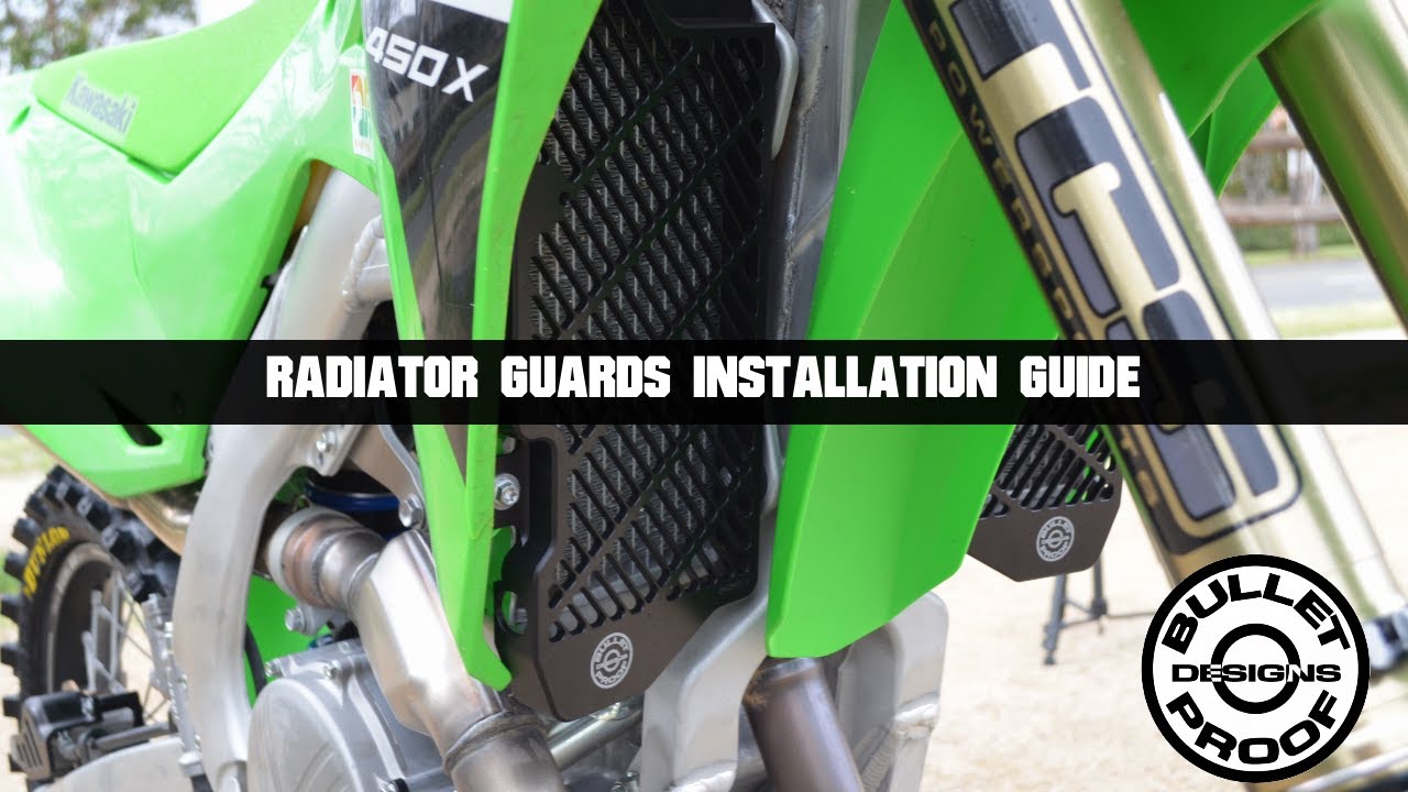 How To Install | 2024 Kawasaki KX Radiator Guards | Bullet Proof ...