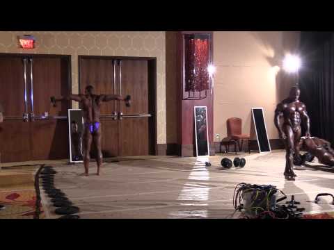 (4) Men's Bodybuilding Backstage - IFBB Wings OF Strength Texas Pro