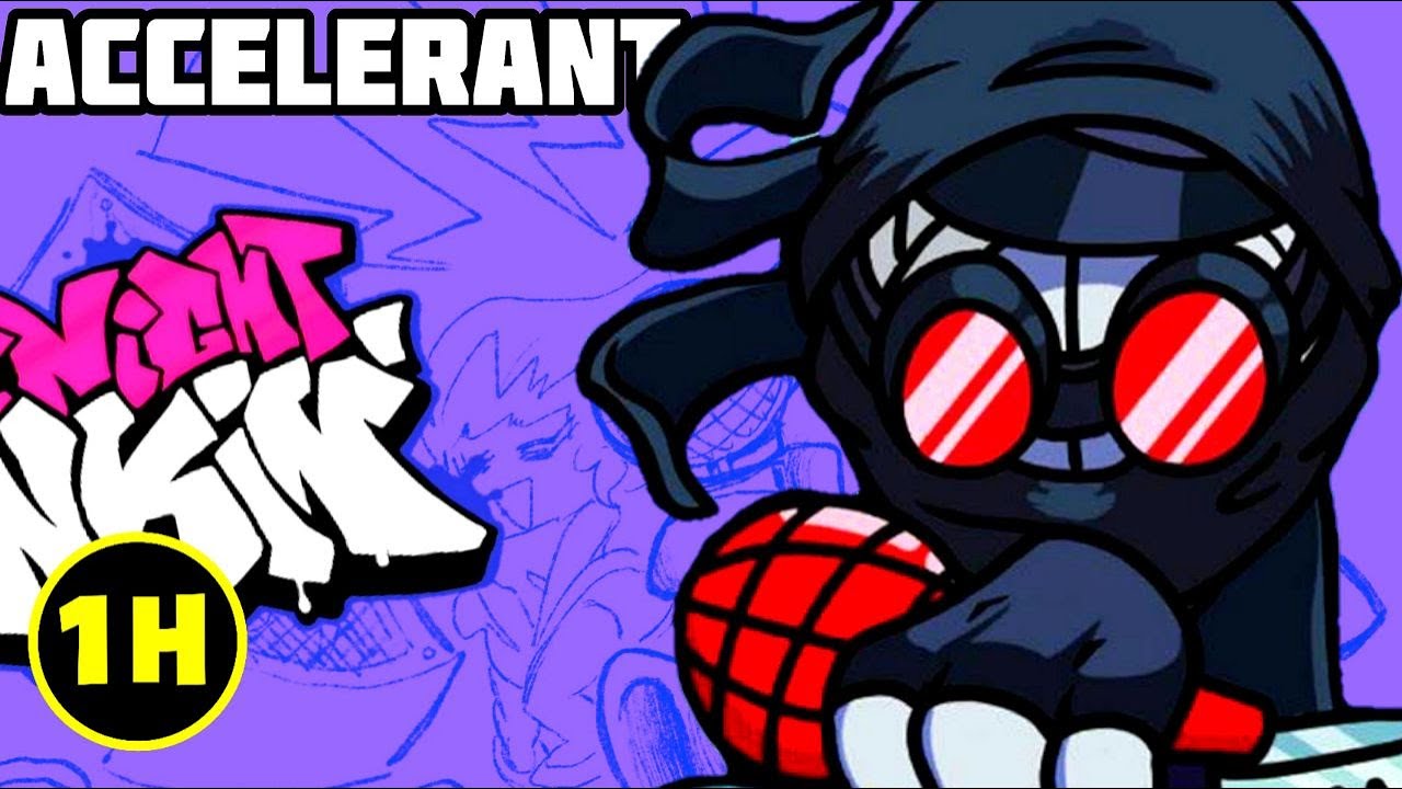 FNF - Accelerant but it's all bullets [FULL SONG] 1 HOUR - YouTube
