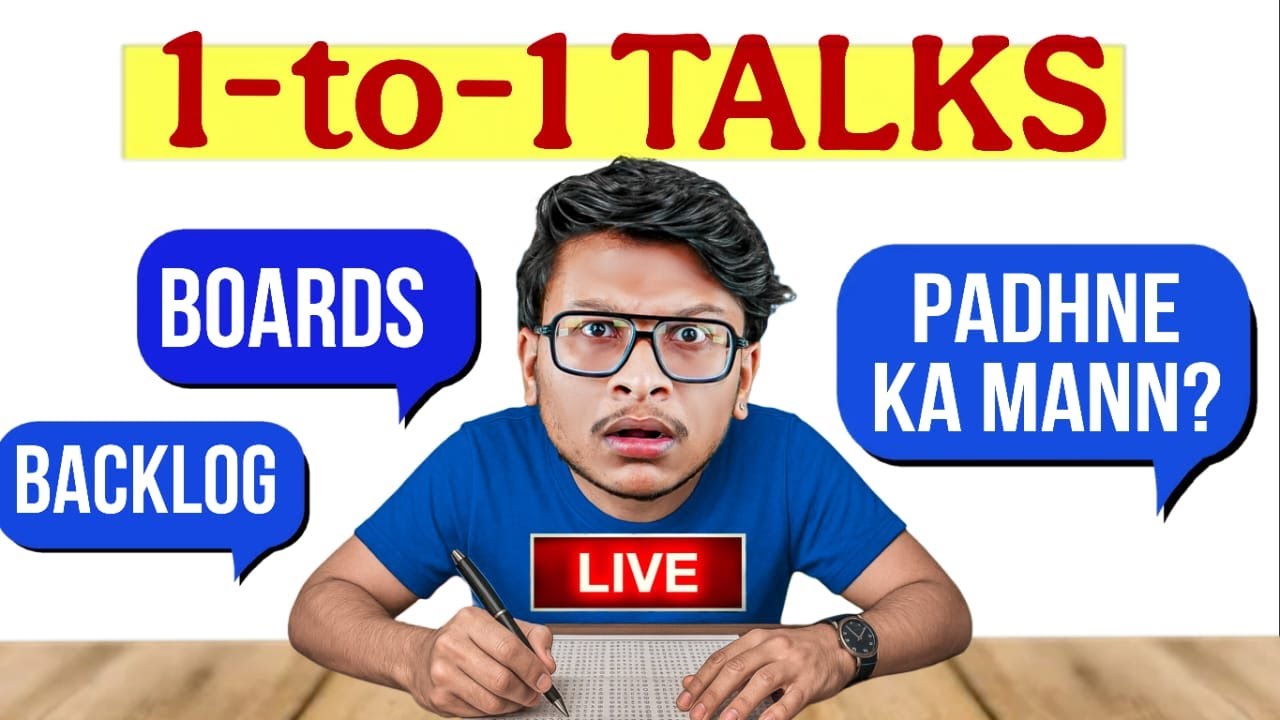 Backlogs, Periodic Test & More😭 1 to 1 Talks with Padhle Akshay - YouTube