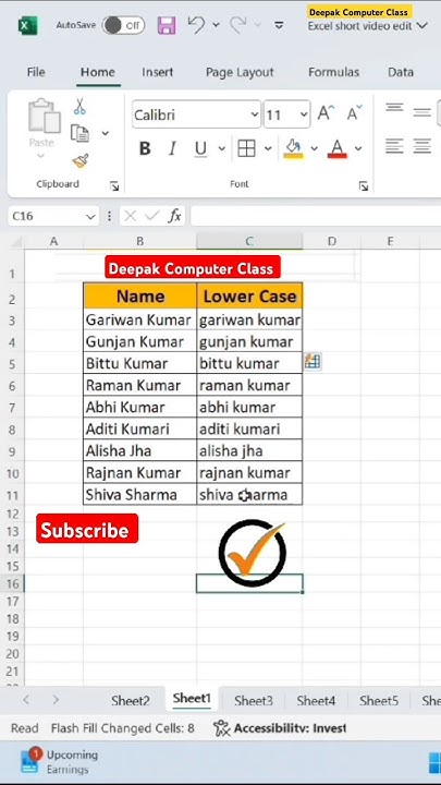 how to write uppercase and lowercase letters in excel #convert #excel #excelformula #exceltips ...