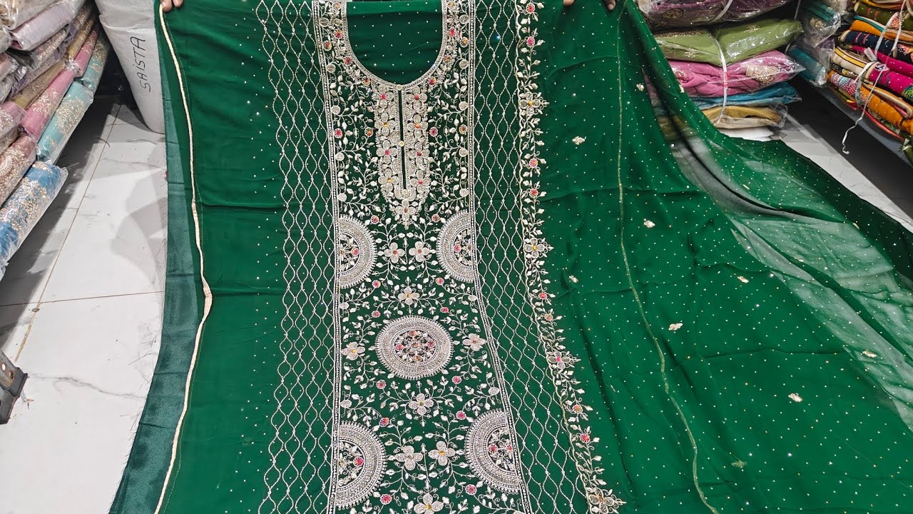 SUPER GEORGET COLLECTION IN WHOLESALE | HEAVY WORK SUIT STARTING FROM ...