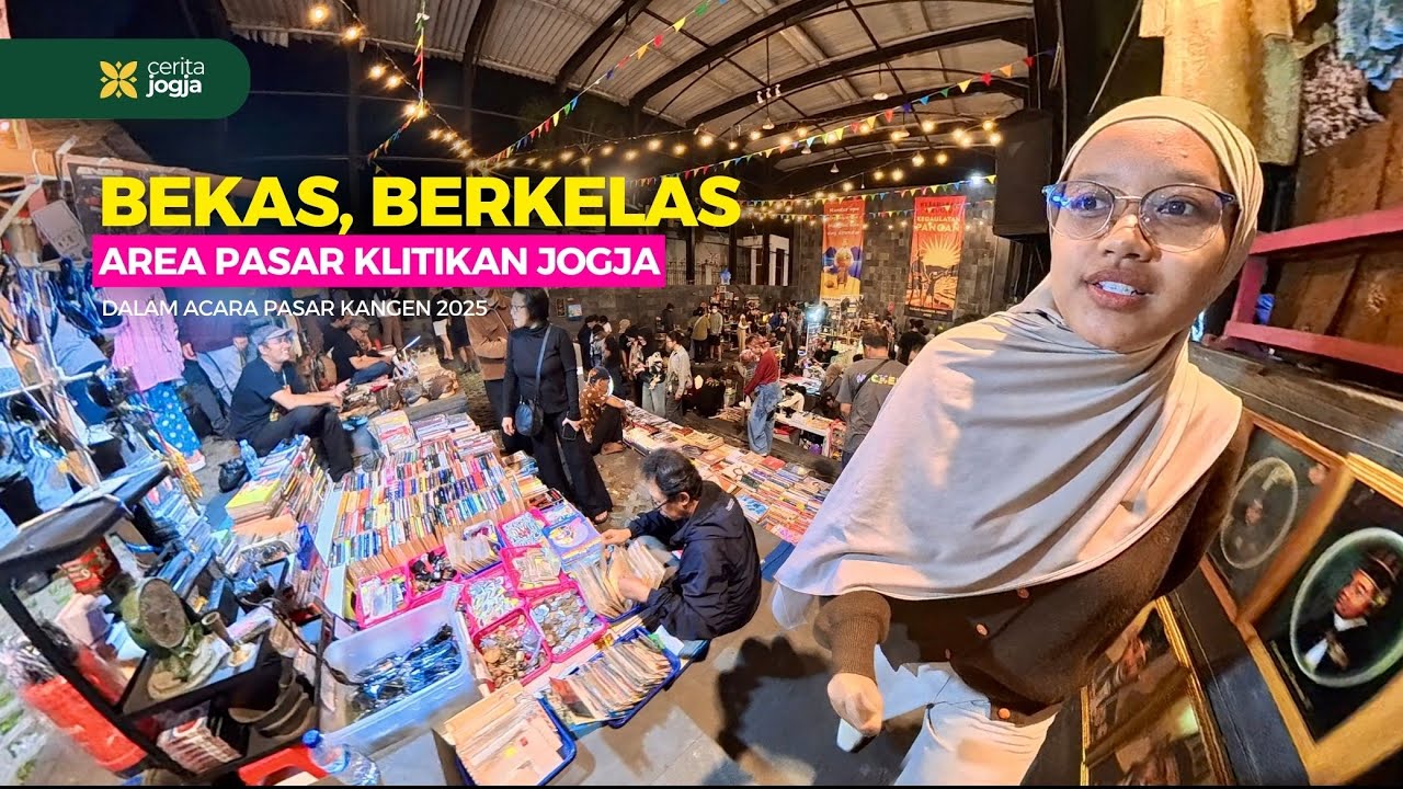 PASAR KLITIKAN JOGJA PALING RAMAI DI ACARA PASAR KANGEN JOGJA 2025 ...