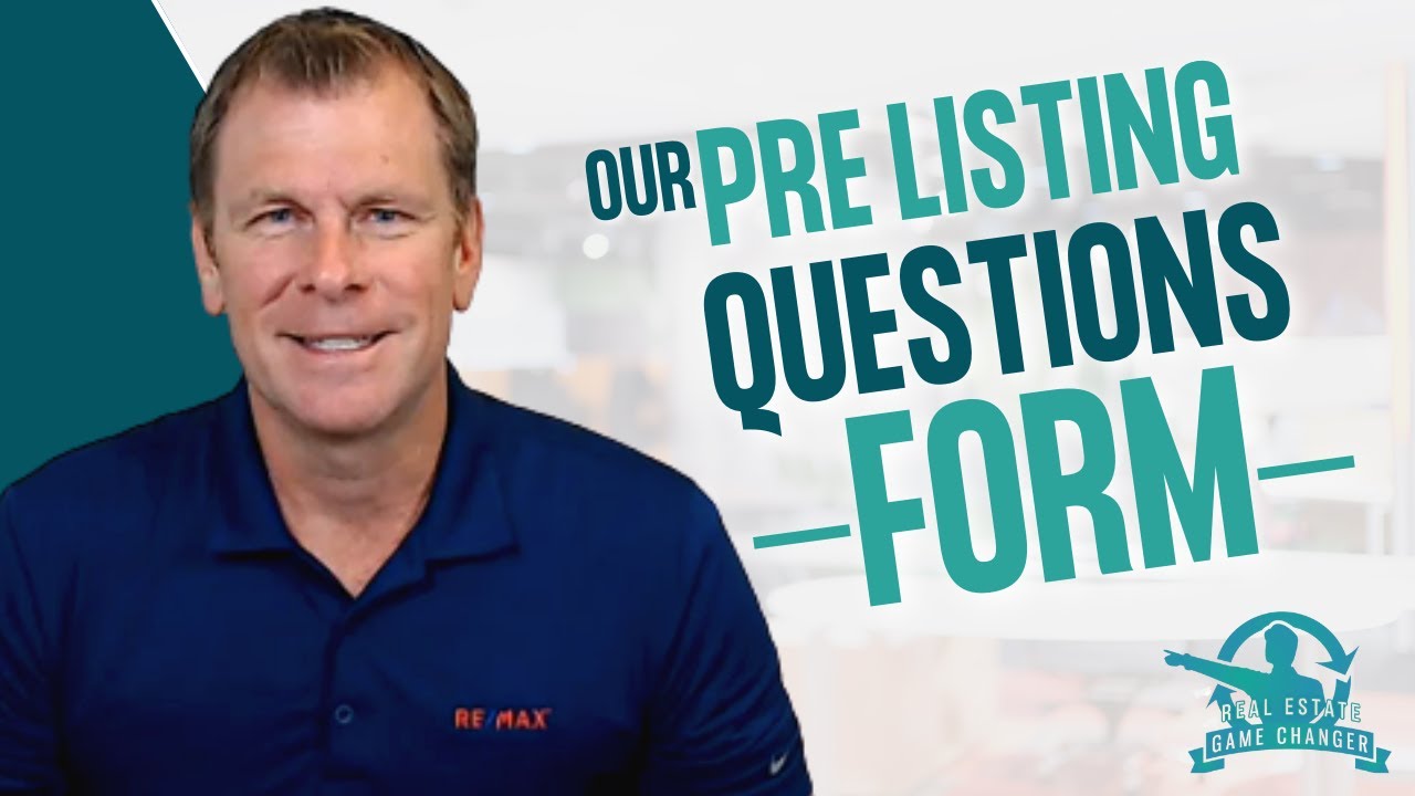 The Pre-Listing Questions Form For Real Estate Agents - YouTube