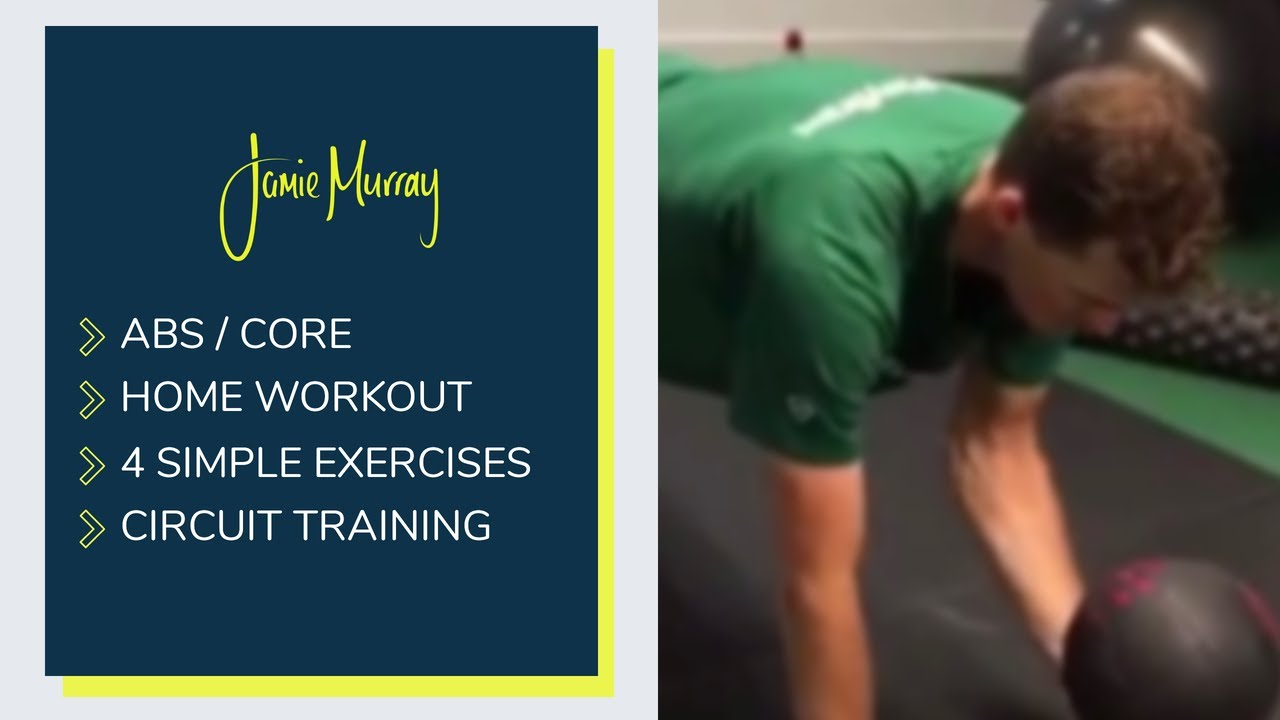 Abs / Core Workout | 4 Simple Exercises | Includes Medicine Ball ...