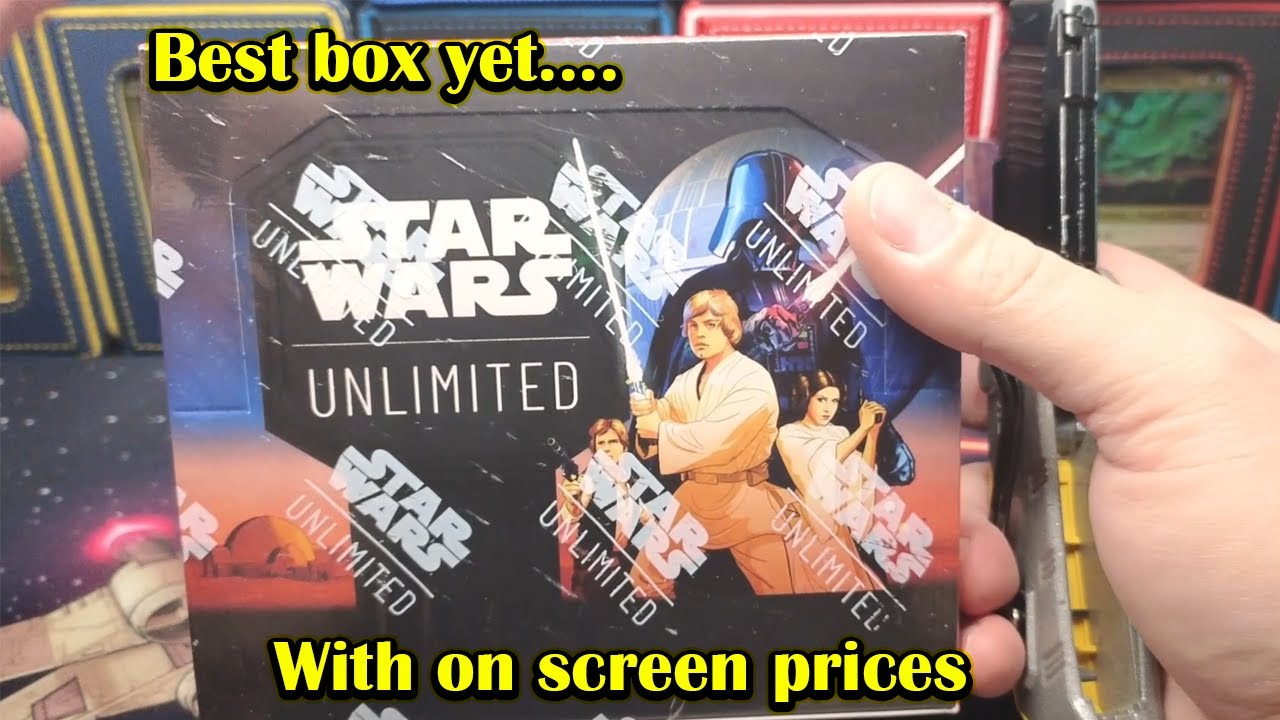 BEST box yet! Star Wars Unlimited Box Opening - YouTube