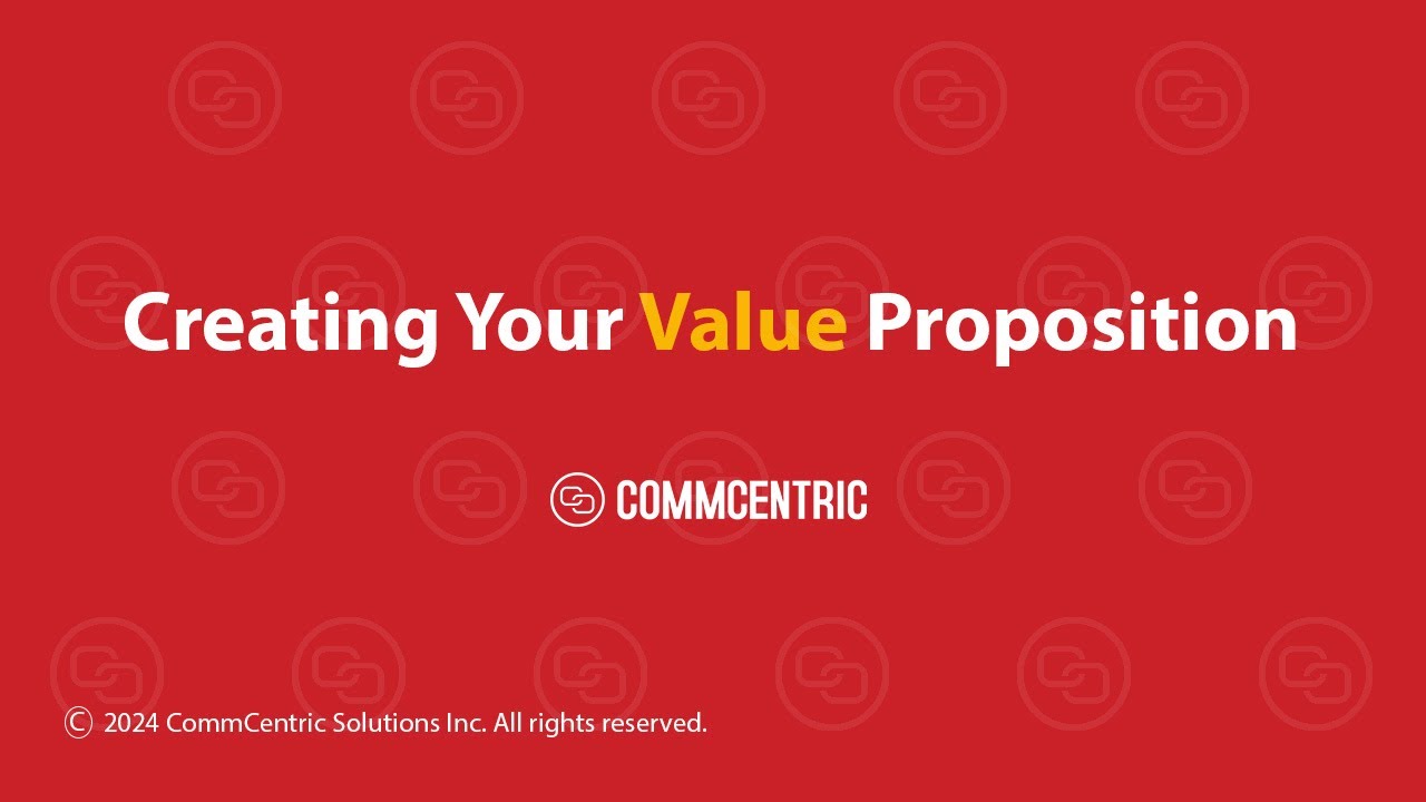 Creating Your Value Proposition - YouTube