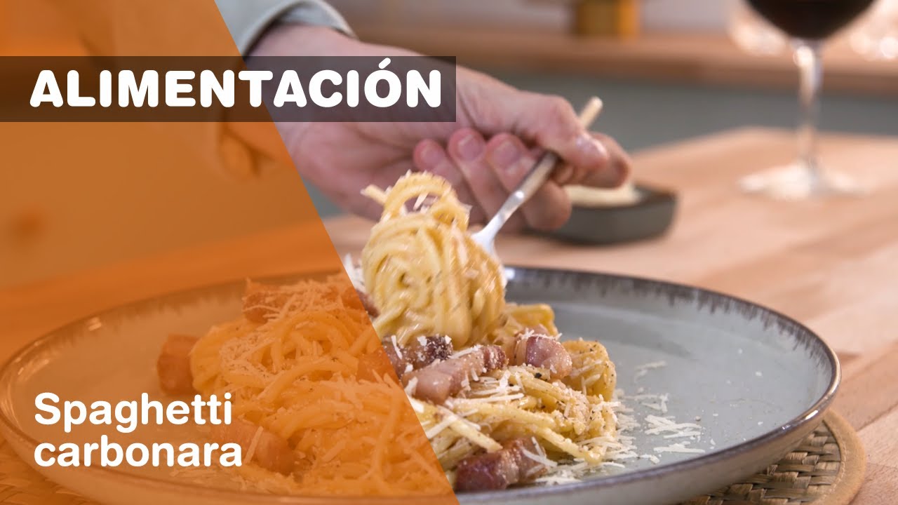 Aprende a preparar la auténtica receta de Spaghetti carbonara - YouTube