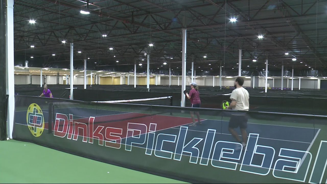 Dinks Pickleball opens doors to pickleball fanatics - YouTube