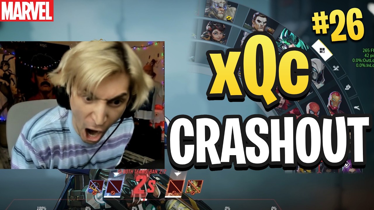xQc Reaches His Breaking Point! | Epic Marvel Rivals Highlights #26 ...