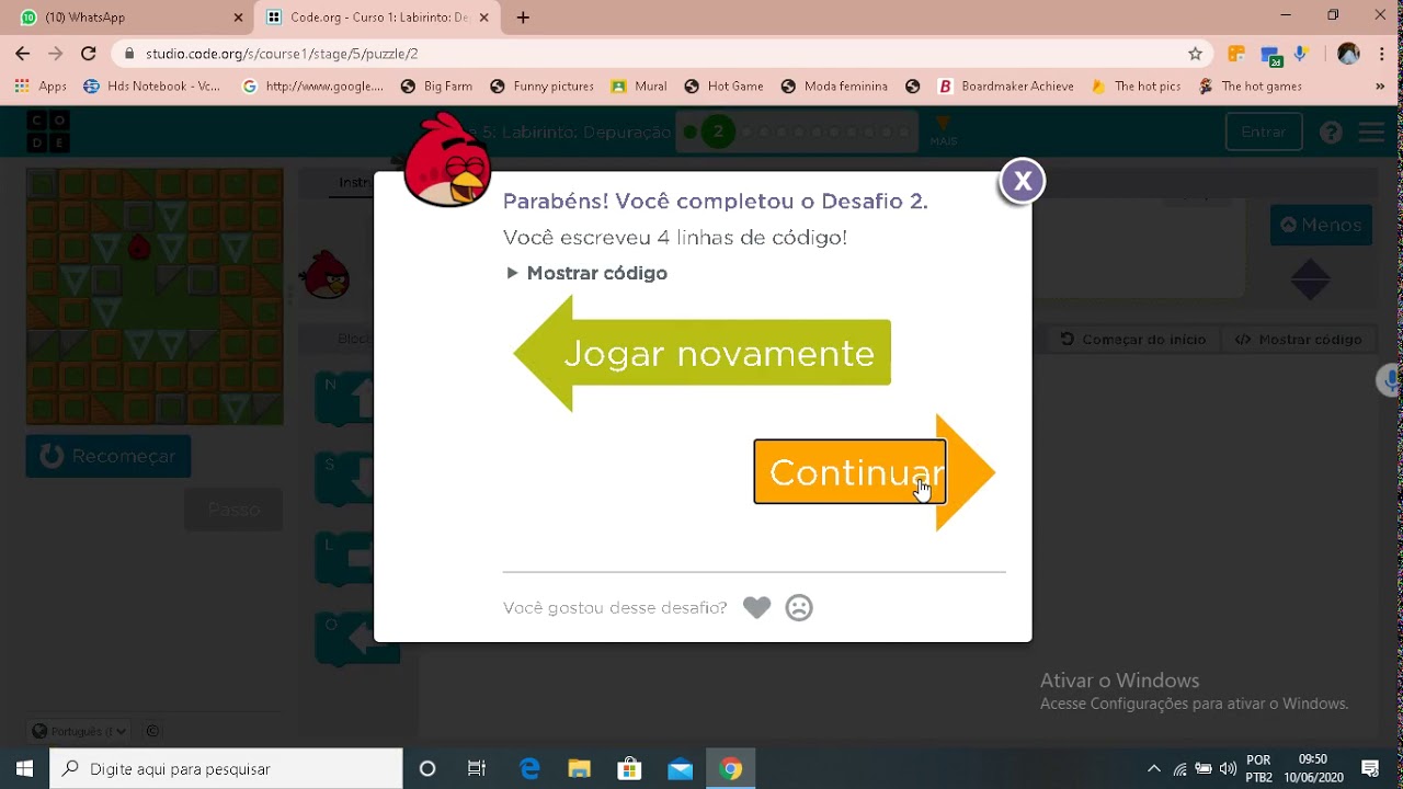 ExplicaÇÃo Jogando Codeorg Youtube 7523