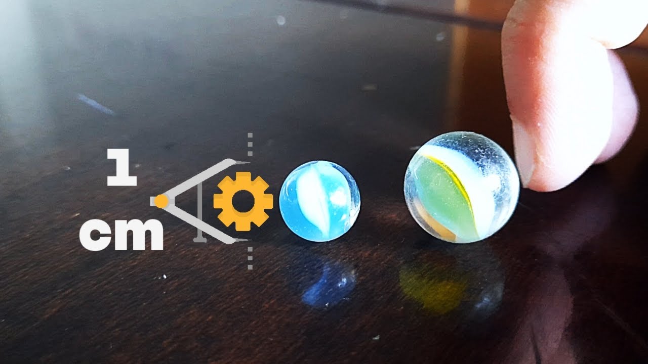 5 nice mini marbles: a very rare size - YouTube