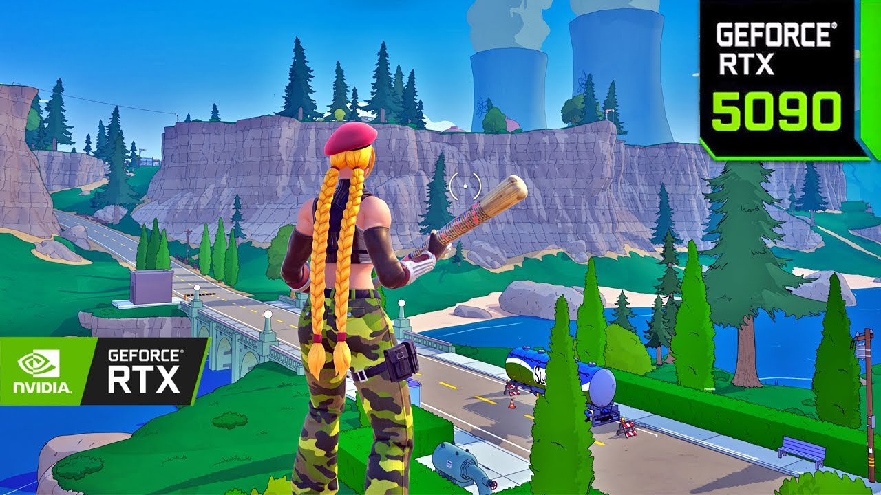 Fortnite *NEW* SIMPSONS SEASON is INSANE | RTX 5090 4K MAX Settings ...