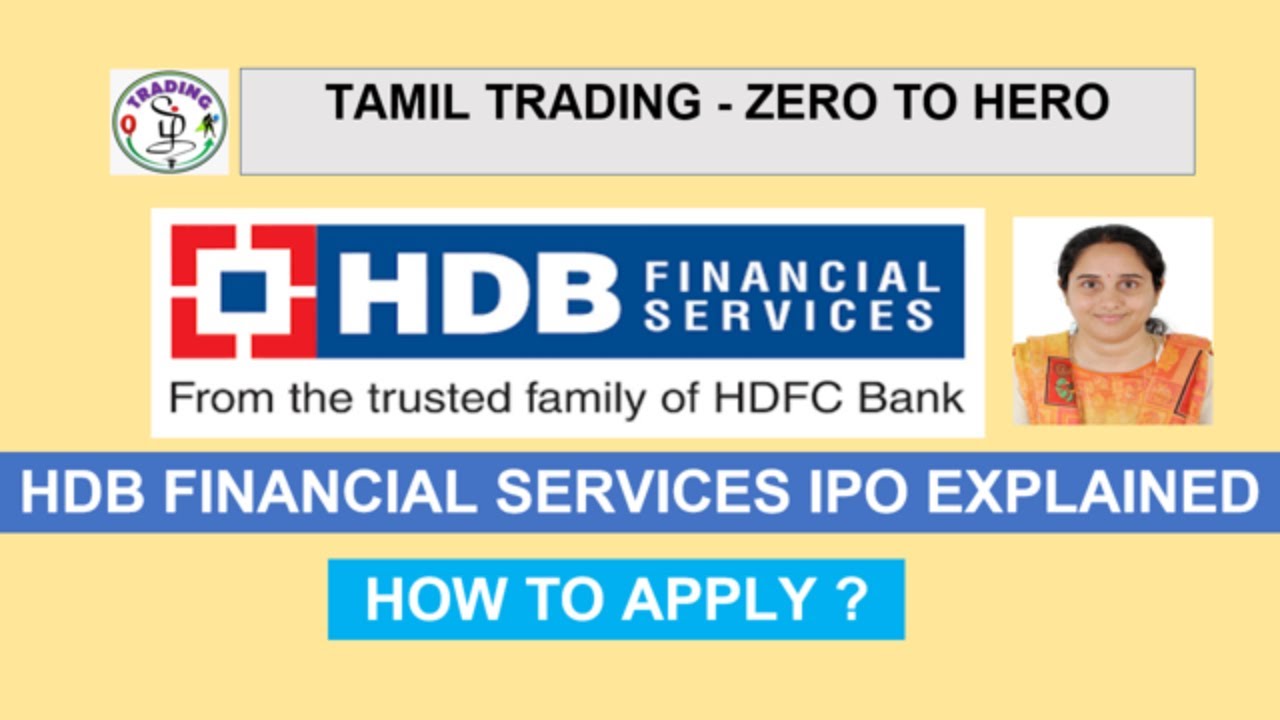 HDB FINANCIALS SERVICES IPO EXPLAINED |HDFC BANK SUBSIDIARY| # ...