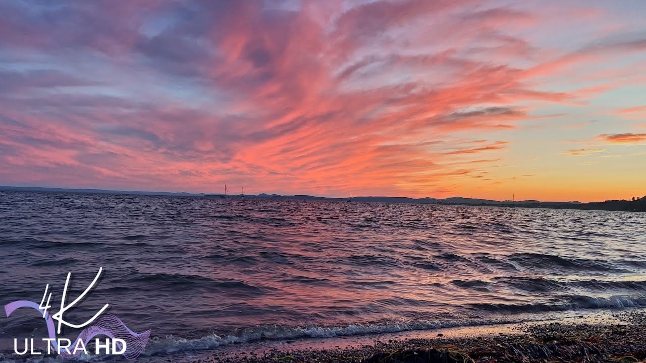 Relaxation through the Calming Sound of Waves | 4K Ultra HD - YouTube