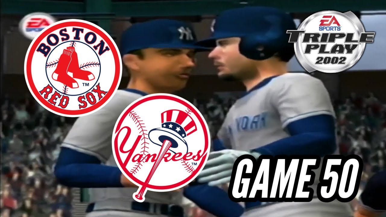 Triple Play Baseball 2002 Yankees Season Sim: Yankees vs Red Sox Game ...