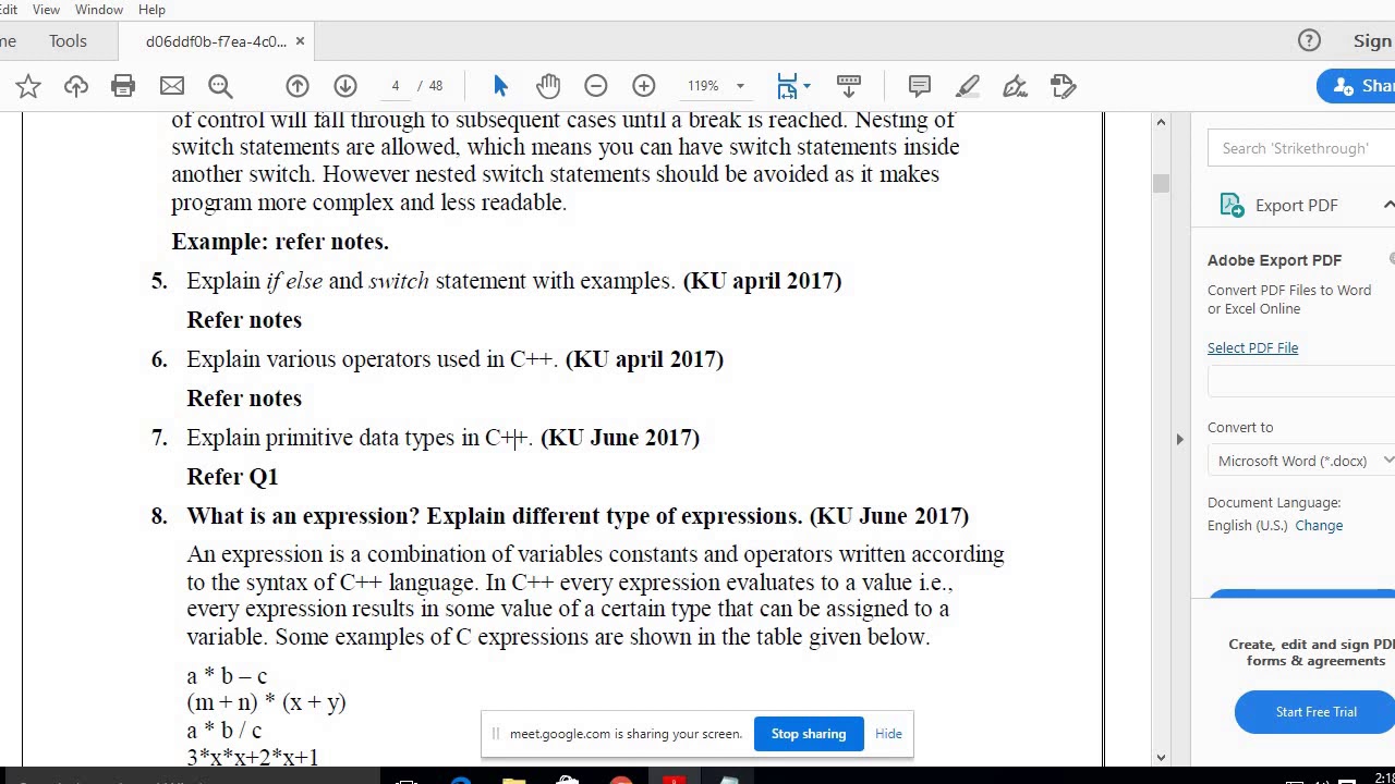 revision module 1 - YouTube