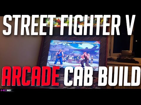 Street Fighter V Custom Arcade Machine/Cabinet Build - YouTube