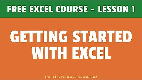 FREE Excel Course (Basic to Advanced) - YouTube