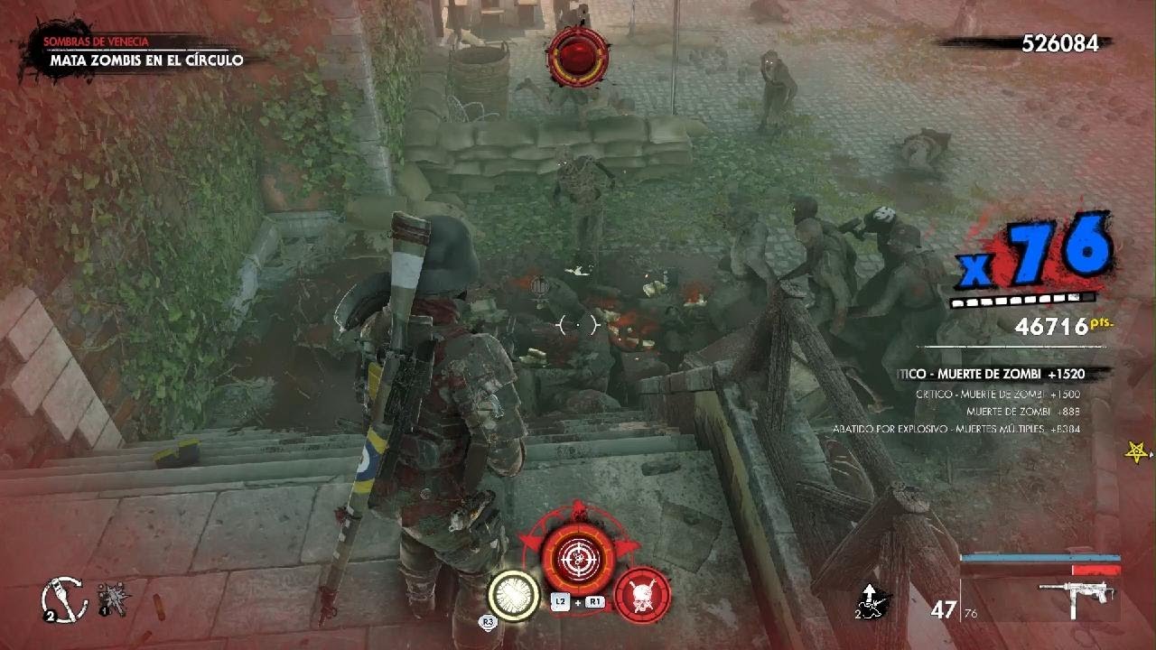 Greaser gun zombie army 4 easy spot for mastery weapon - YouTube