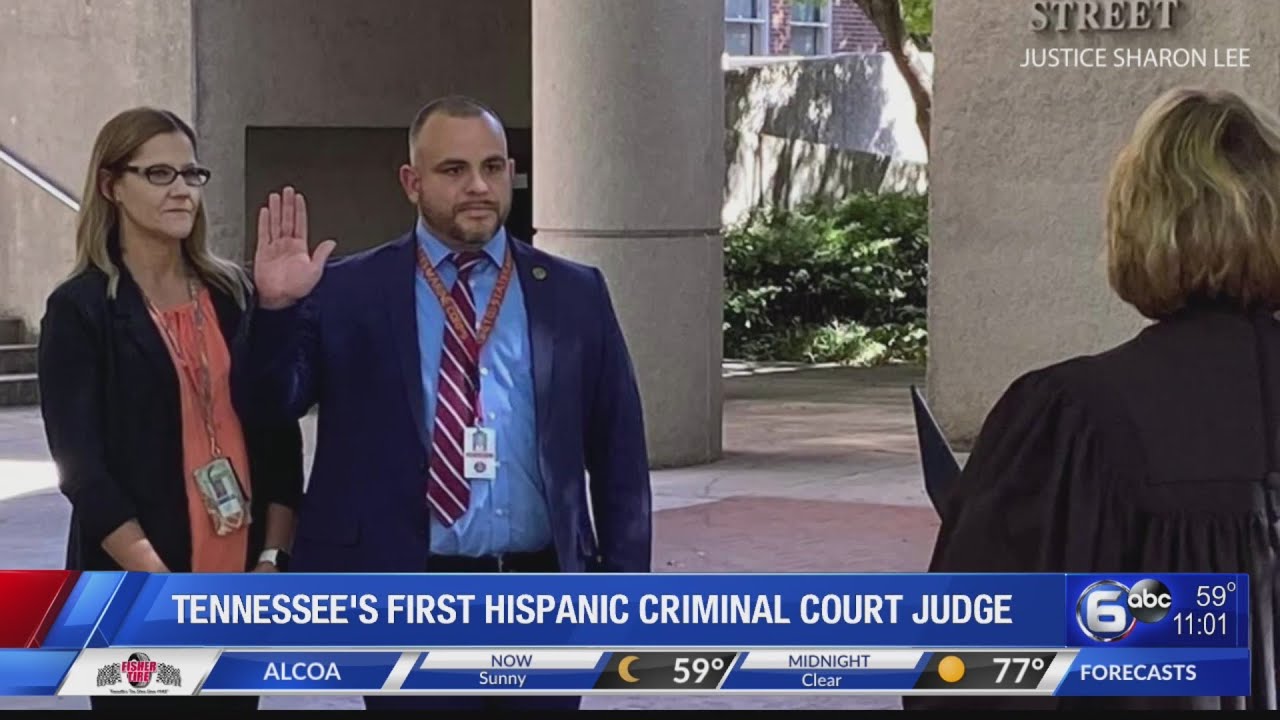 Tennessee's first Hispanic criminal court judge - YouTube