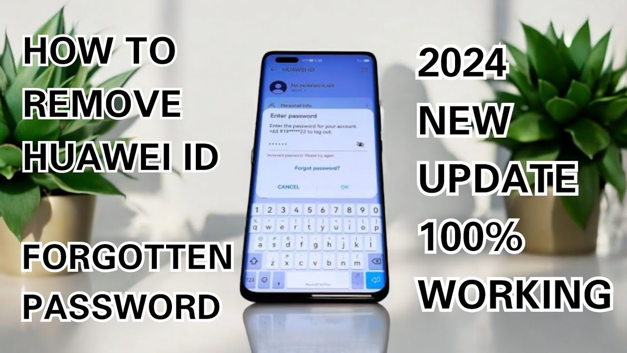 How to remove Huawei ID Forgotten password on every Huawei Device ...