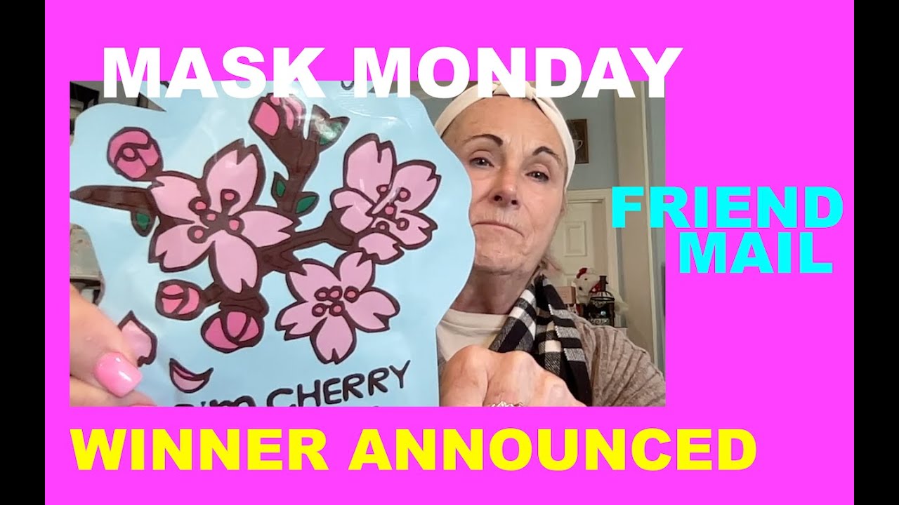 Mask Monday / Winner Announcement / Friend Mail #jubilee Week #2 prize ...