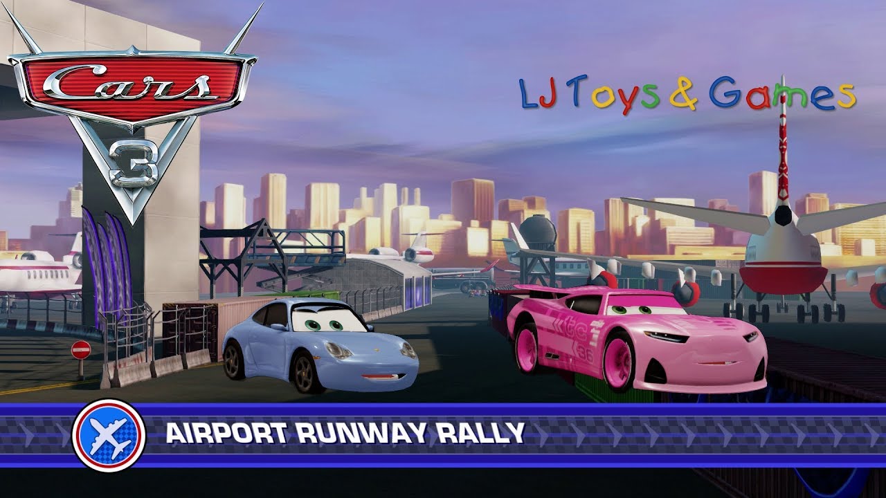 Disney Cars 3 Video Game Play - 17 of 21 Race Track Airport Runway ...