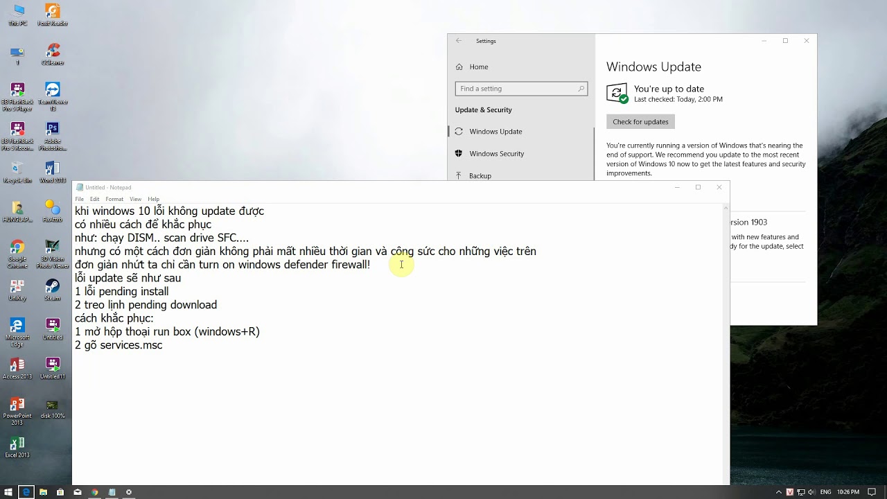 fix pending update windows 10 - YouTube