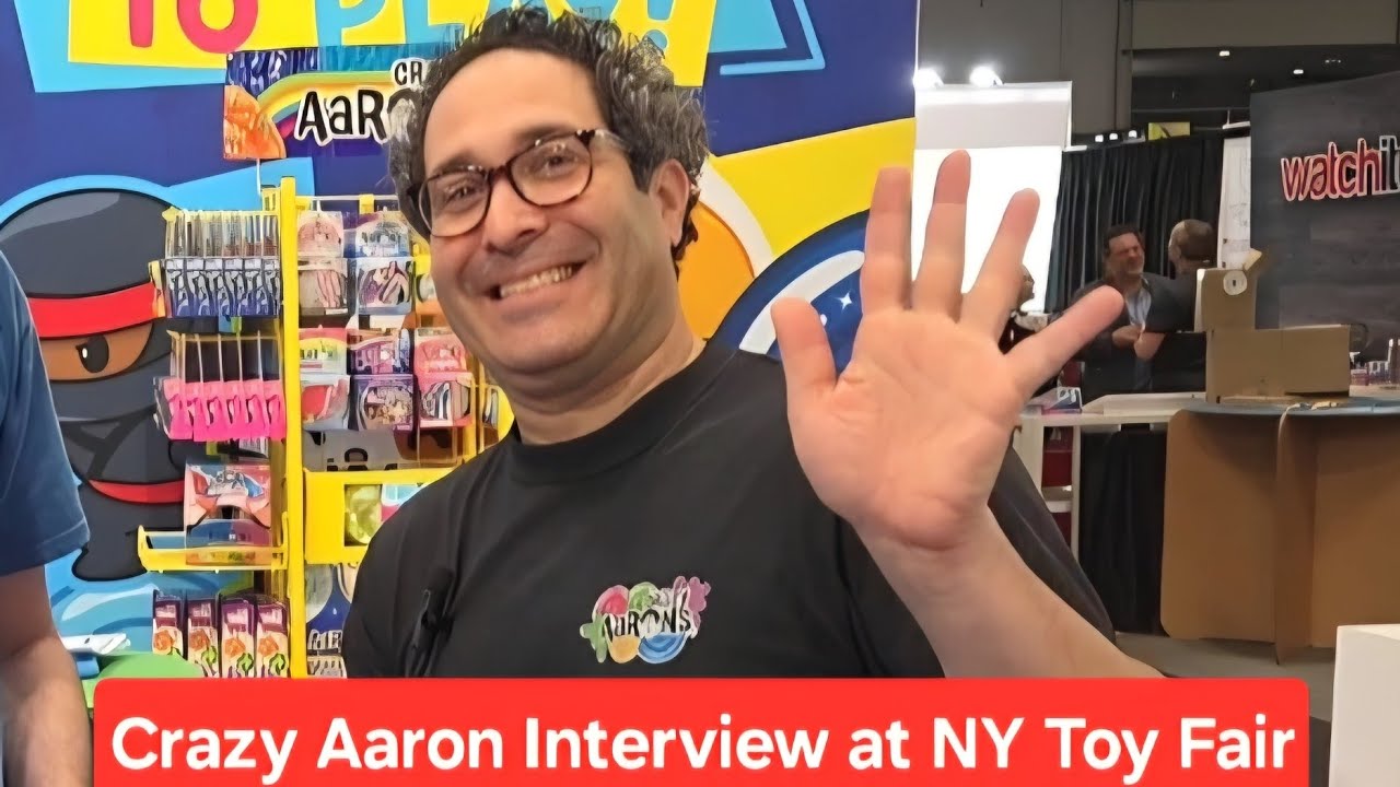 Exclusive Interview w/ Crazy Aaron @CrazyAarons New York Toy Fair 2025 ...