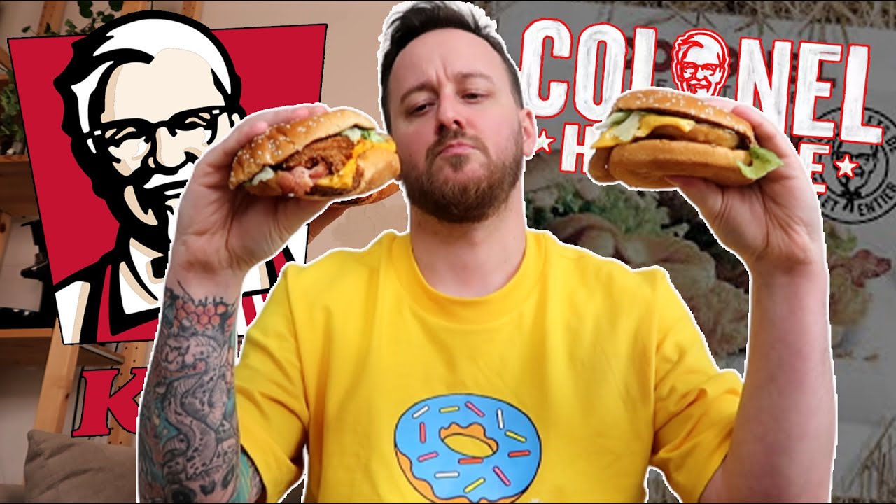 COLONEL BURGERS KFC ON TESTE LES NOUVEAUTES DU COLONEL (Dégustation KFC ...