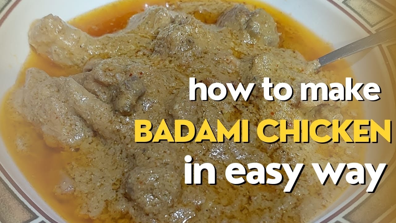 Chicken Badami in Easy Way Different and Unique Receipe Dadi Amma Style ...