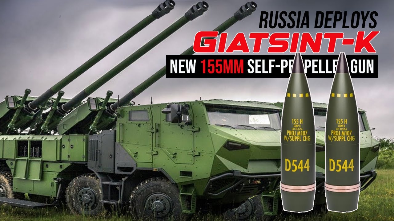 Giatsint-K! New 155mm Self-Propelled Gun in Service with Russian Forces ...