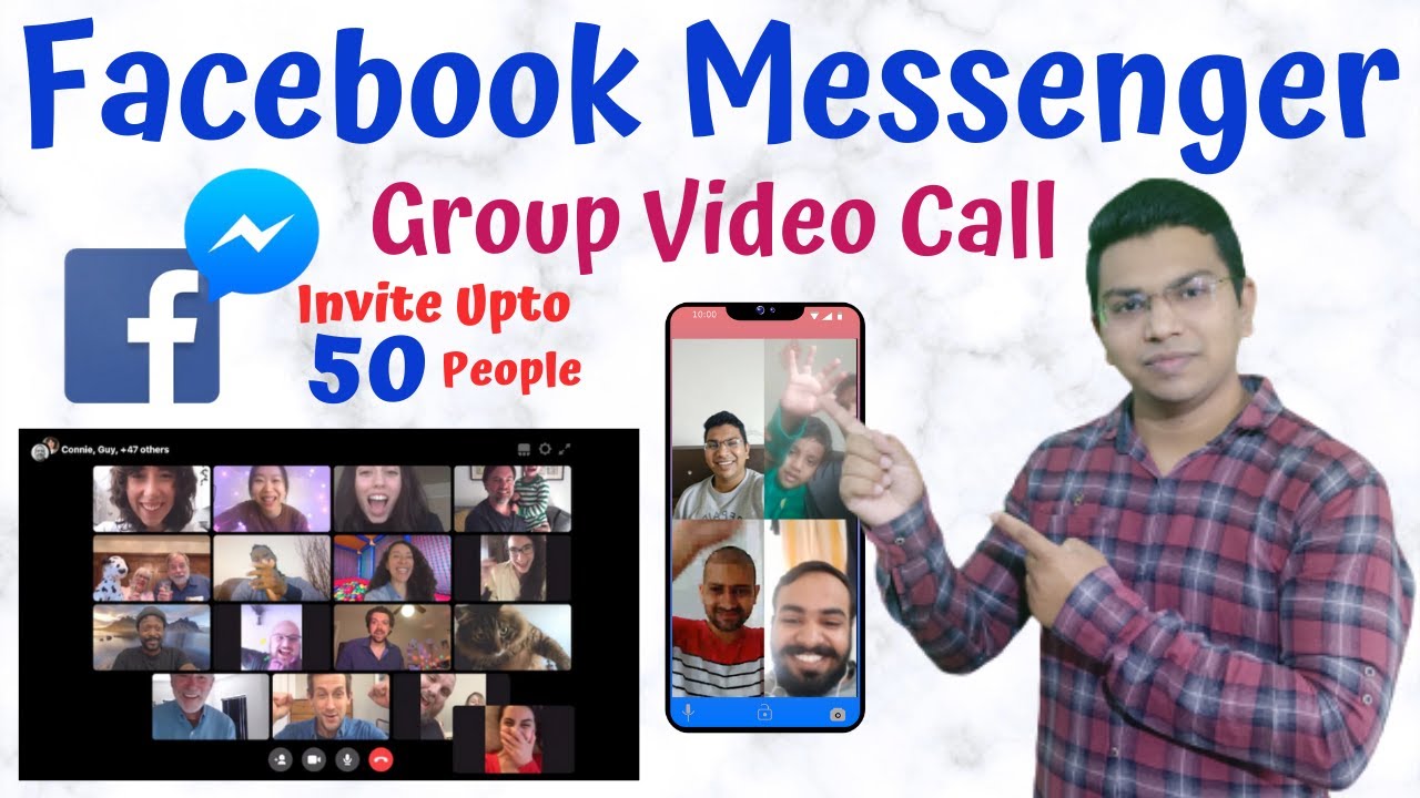 How to Make Group Video Call On Facebook Messenger Room | Facebook Room ...
