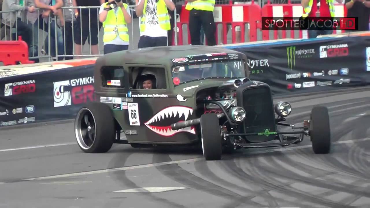 Rat Rod Ateşli Drift Gösterisi - YouTube