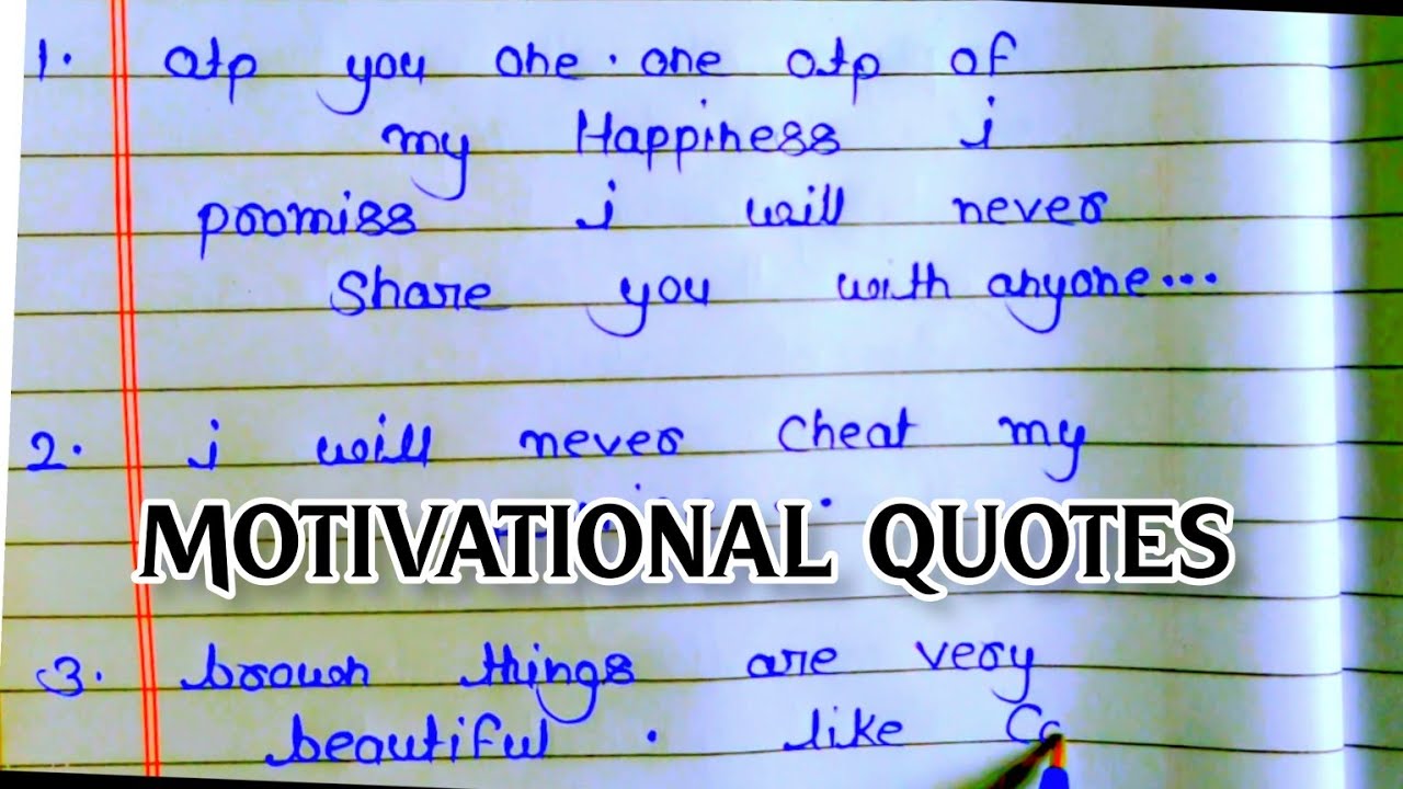 One line motivational quotes | motivational video quotes in English ...