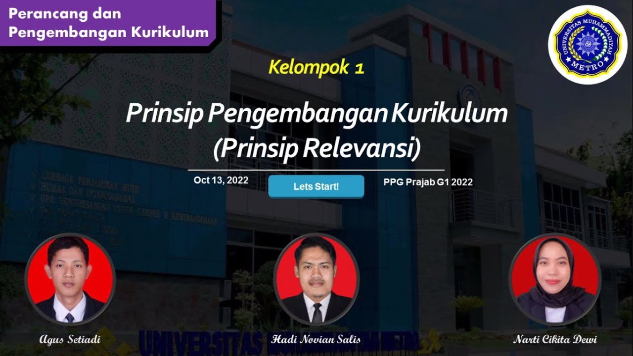 PRINSIP RELEVANSI dalam Pengembangan Kurikulum - YouTube