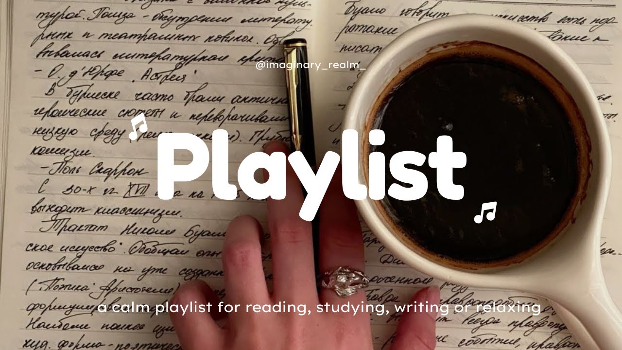 Journaling Music 🎵 Relaxing Playlist for Writing, Reading, Studying ...