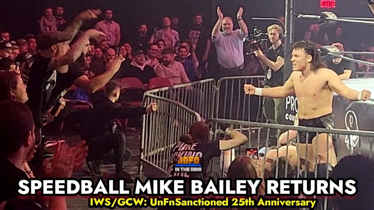 IWS 25th Anniversary: High-Flying Action with Speedball Mike Bailey ...