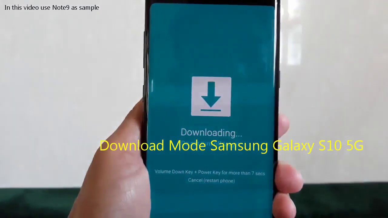 Download Mode Samsung Galaxy S10 5G - YouTube