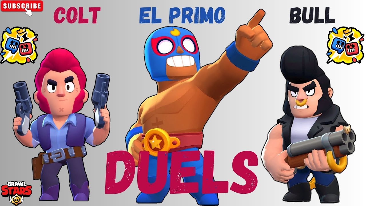 Brawl Stars # ep.128 # DUELS # COLT EL PRIMO BULL - YouTube