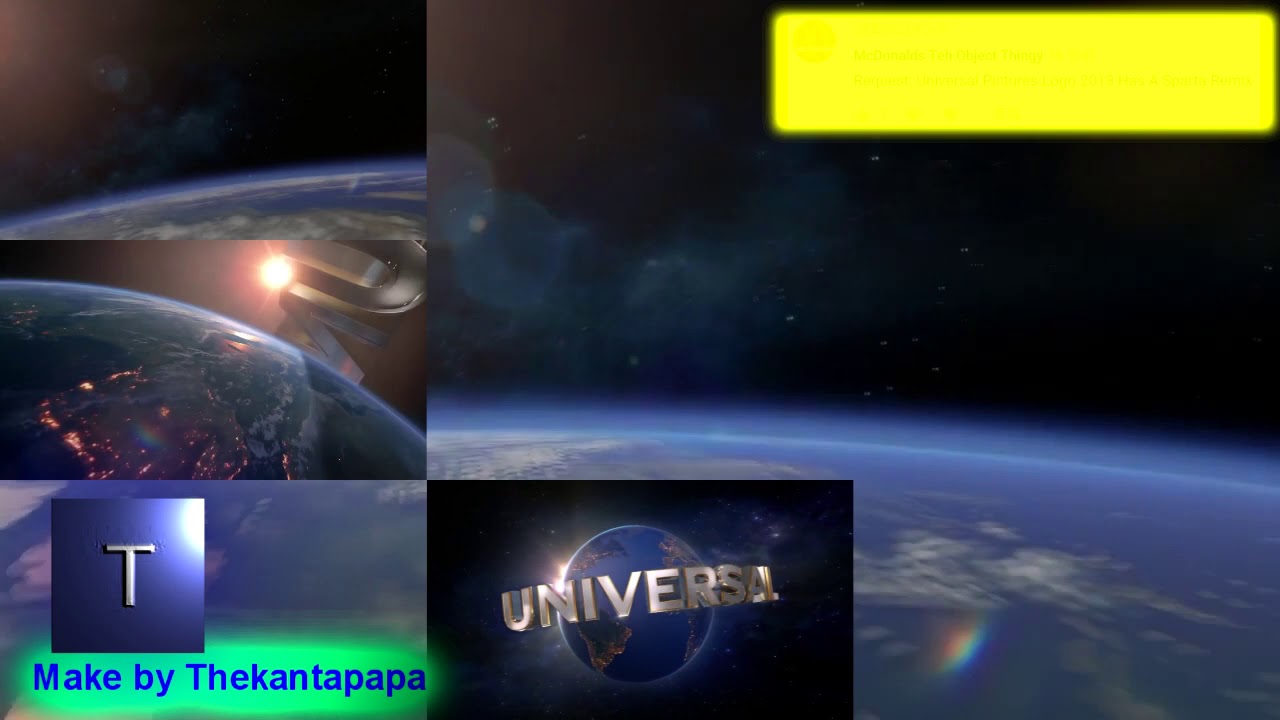 [Request] Universal Pictures Logo 2013 Has A Sparta Remix - YouTube