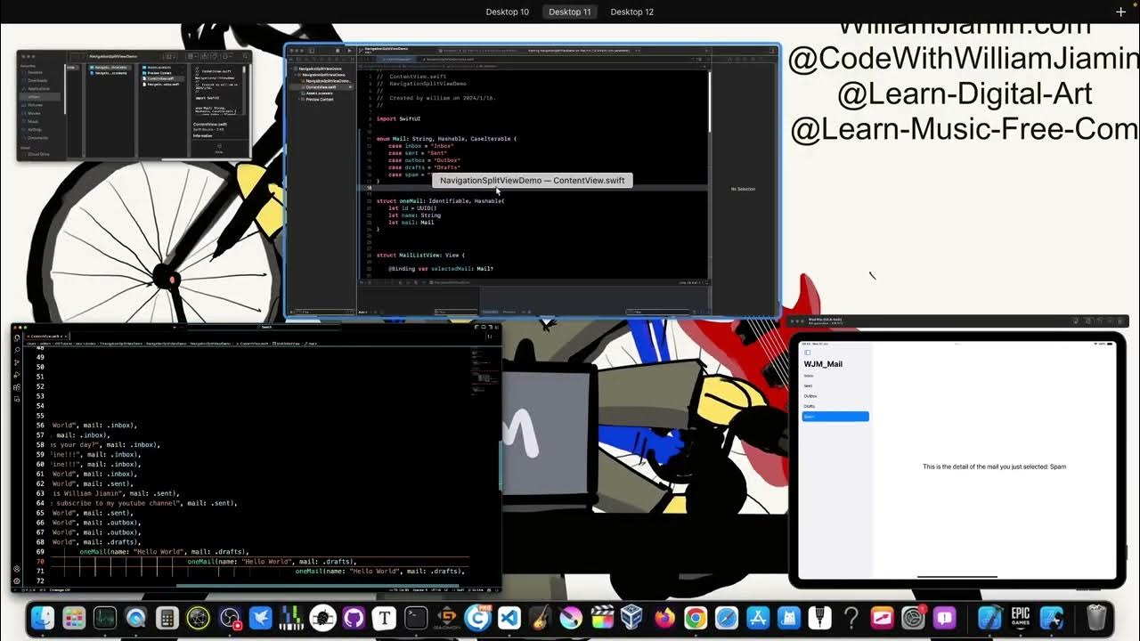 【ios development tutorial for beginners】37 How to achieve multi filter in NavigationSplitView ...