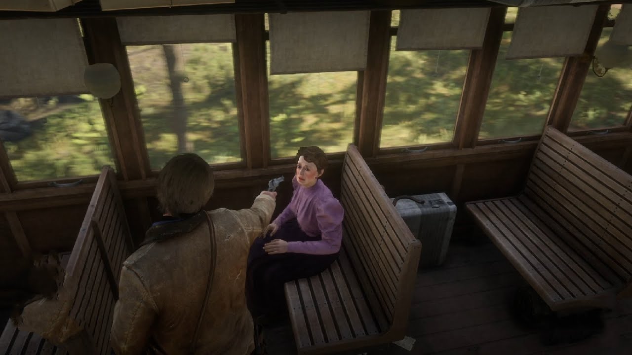 First time TRAIN ROBBERY (rob the train) RDR2 - Red Dead Redemption 2 ...