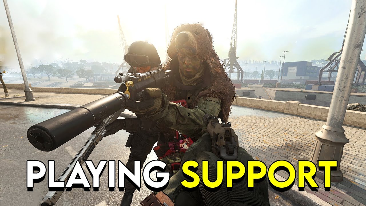 Playing as the Support in Warzone! - YouTube