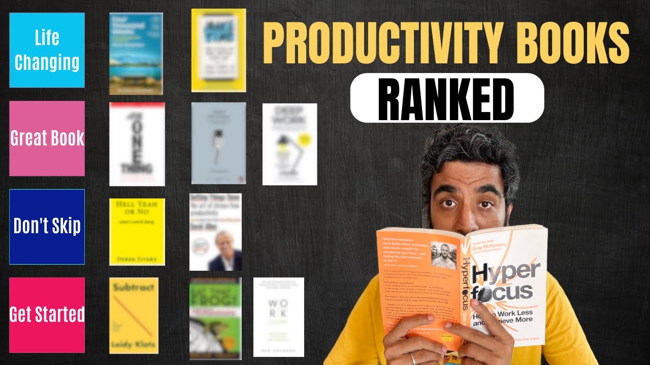 STACK RANKING THE BEST PRODUCTIVITY BOOKS - YouTube