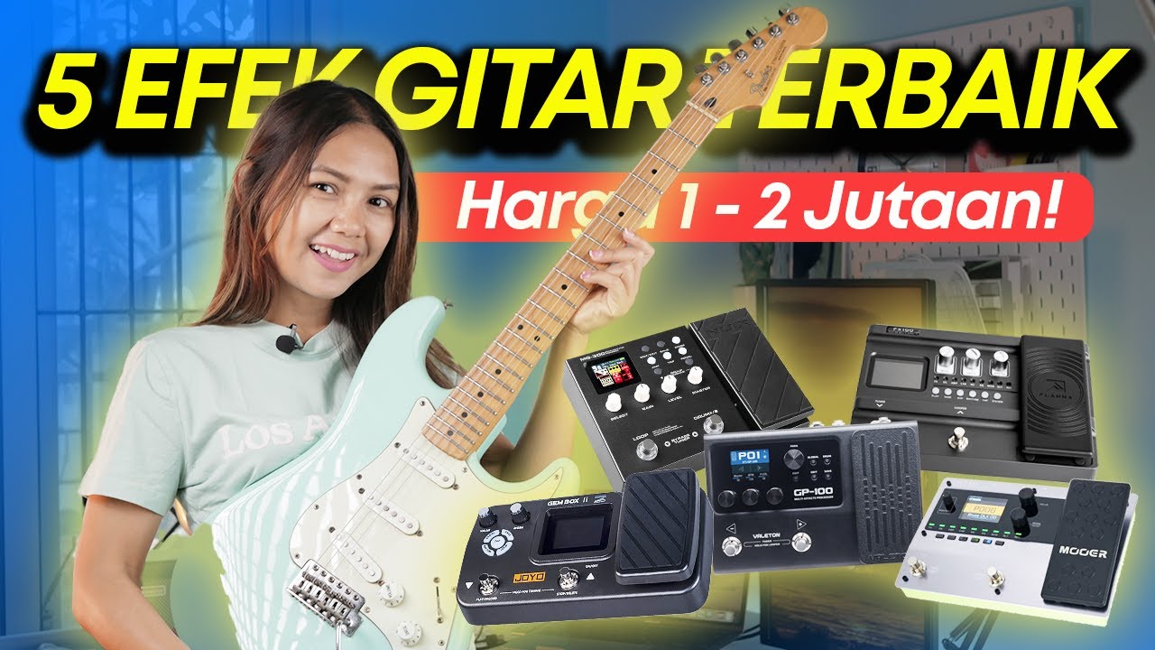 5 REKOMENDASI EFEK GITAR DIGITAL MURAH TERBAIK - YouTube