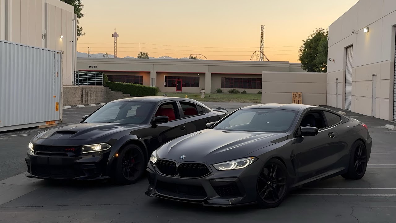 Straight piped M8 Comp and Hellcat Redeye POV Drive - YouTube