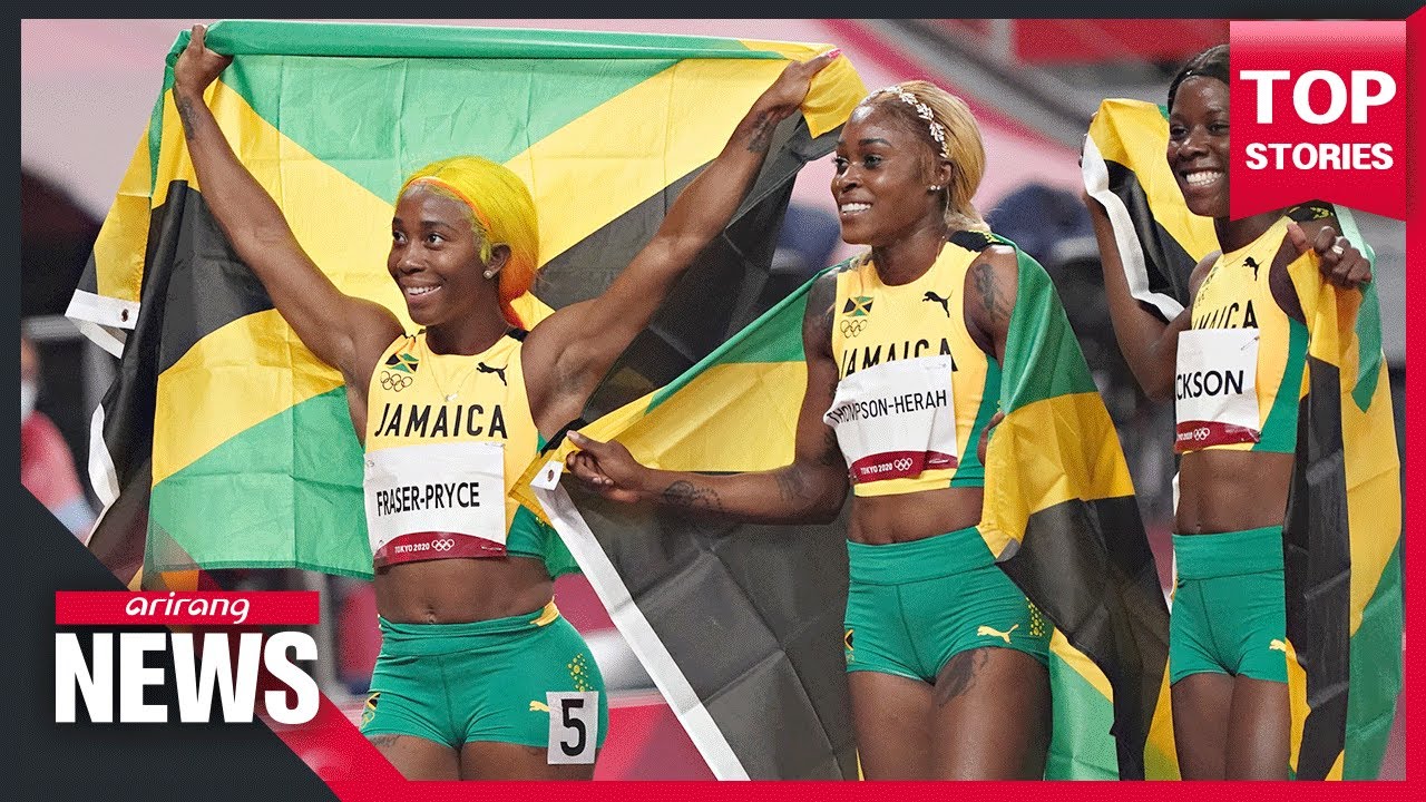 Jamaican sprinter Thompson-Herah sets new Olympic record in women's ...