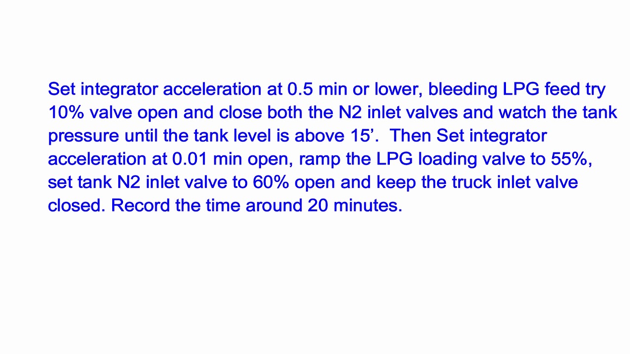 LPG loading system, Case 1 - dynamic simulation - YouTube